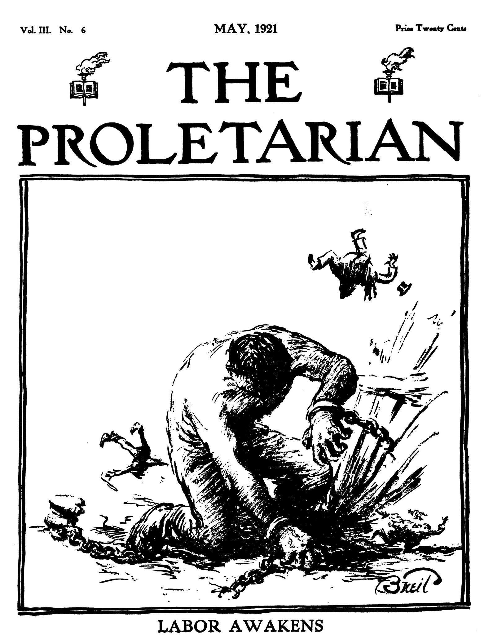 The Proletarian. Vol. 3 No. 6. May, 1921. – Revolution's Newsstand
