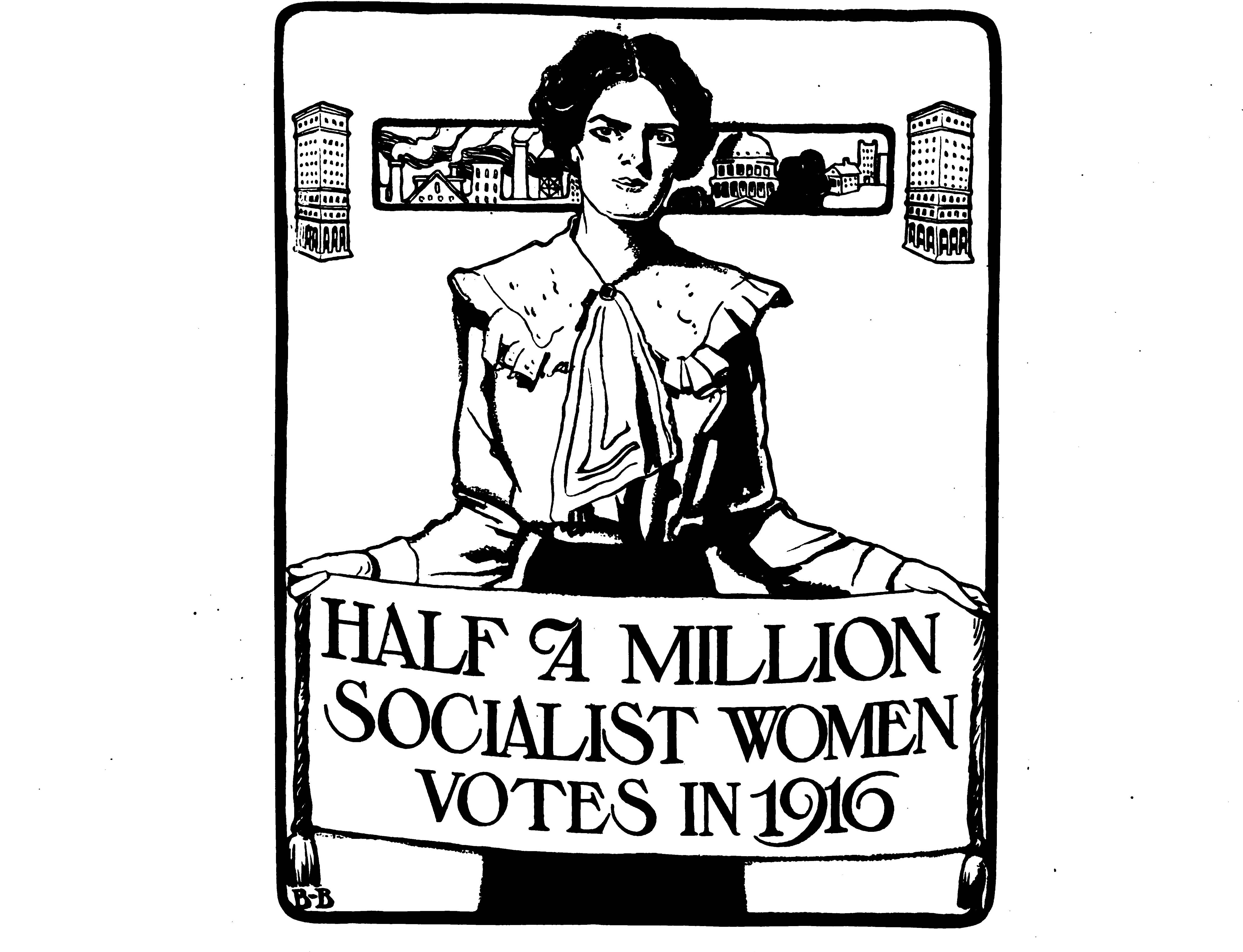 ‘Suffrage and Socialism’ by Maud Thompson from The Progressive Woman ...