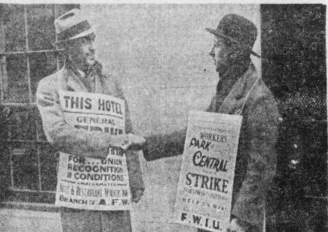 ‘The Hotel Workers Revolt’ by Jeremiah Kelly from New Masses. Vol. 10 ...