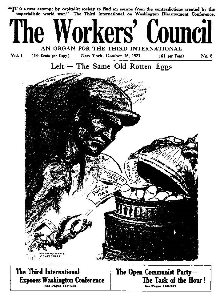 The Workers’ Council. Vol. 1 No. 8. October 15, 1921. – Revolution's ...