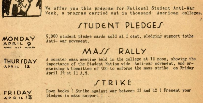 ‘Student Strike Makes History’ by Ruth Oxman from Challenge of Youth (Y ...
