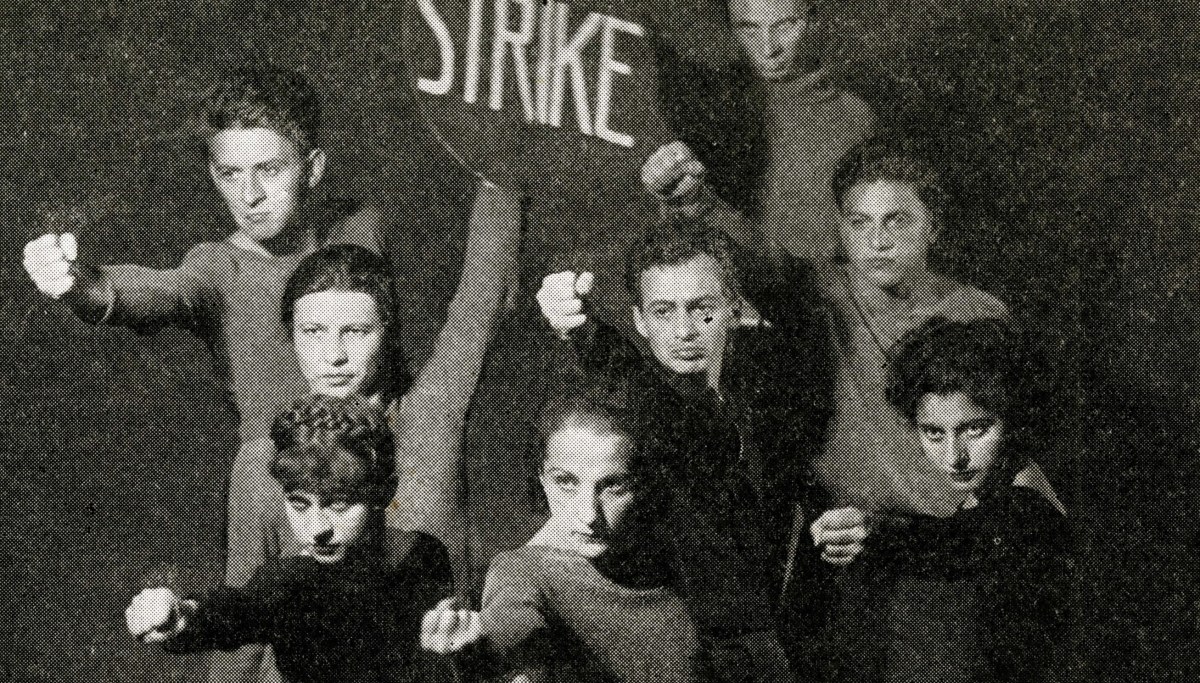 ‘Shock Troupe In Action’ by Richard Pack from New Theatre. Vol. 1 No ...