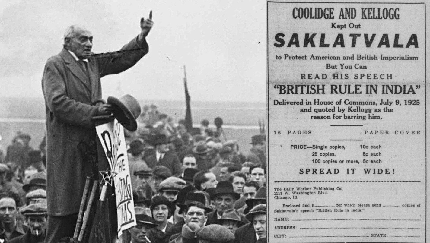 ‘Flood U.S. With Saklatvala Pamphlets’ from The Daily Worker. Vol. 2 No ...