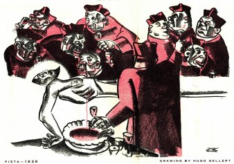 ‘Body & Blood of Christ, Inc.’ by Thurber Lewis from New Masses. Vol. 1 ...